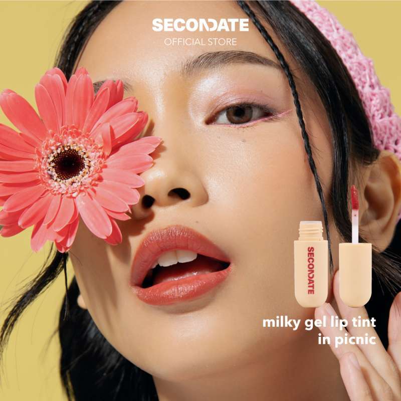Jual SECONDATE Milky Gel Lip Tint Picnic di Seller Secondate Official ...