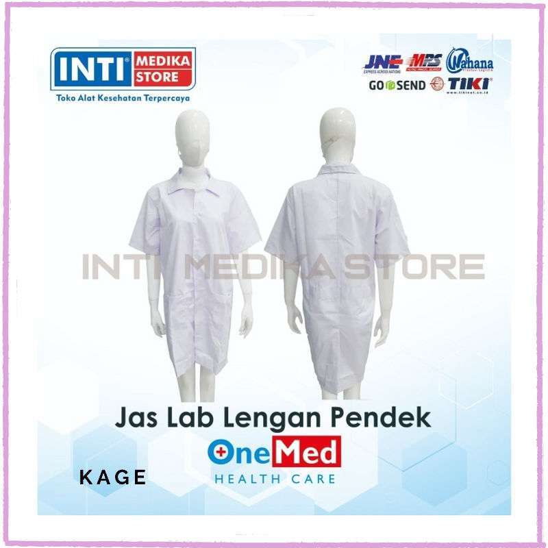 Jual Perlengkapan medis ONEMED - Jas Lab Lengan Pendek - L di Seller ...