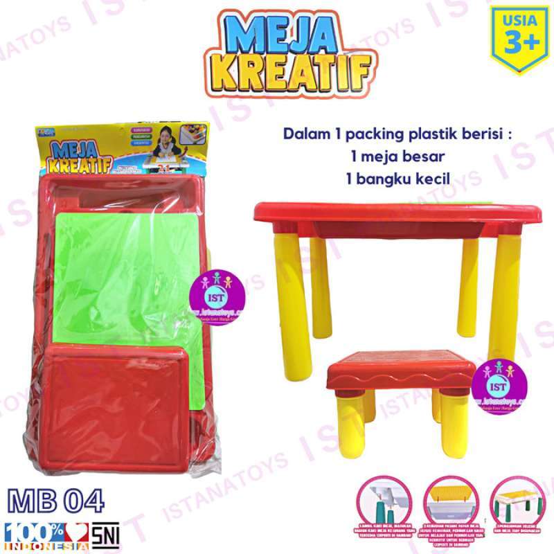Jual MAINAN ANAK MEJA BELAJAR KREATIF MULTIFUNGSI 2IN1 MB04 di Seller ...