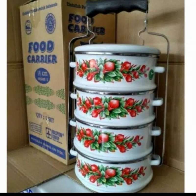 Jual Rantang Enamel - Rantang Tenong 18 Susun 4 Maspion Di Seller ...