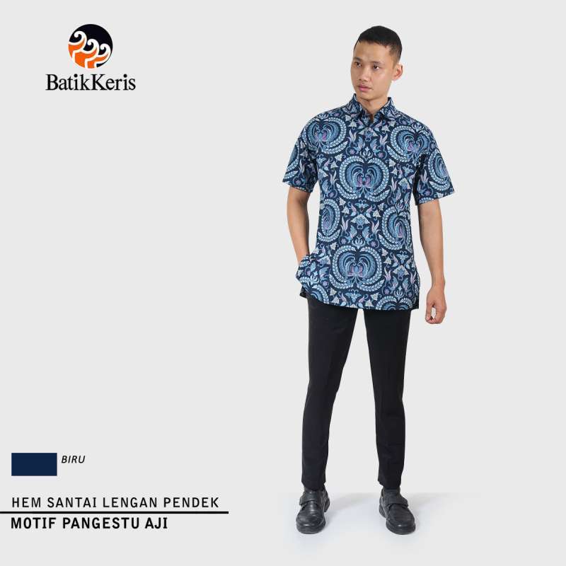 Jual Batik Keris Hem Santai Lengan Pendek Pangestu Aji 006s7klfsg8 Di ...