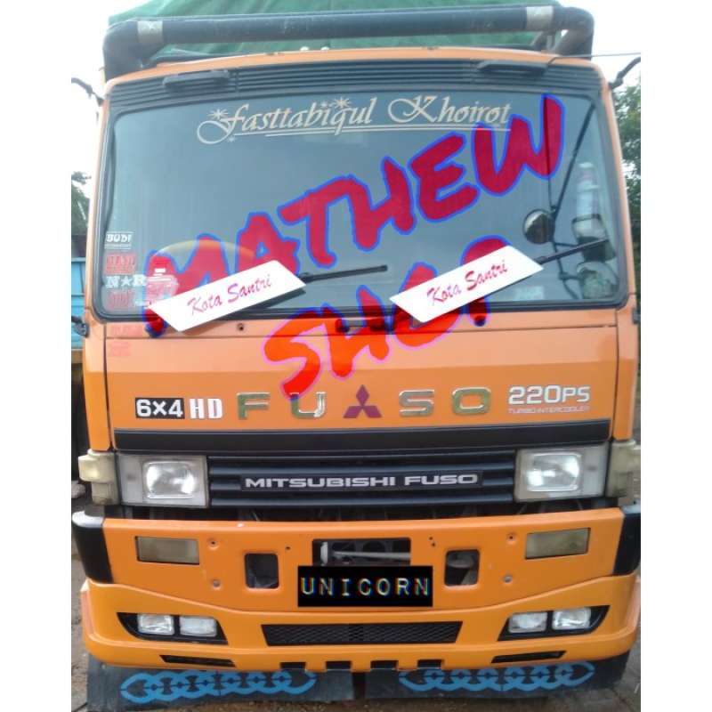 Jual Emblem FUSO Chrome / Logo Tulisan FUSO Big ORIGINAL / Logo FUSO ...