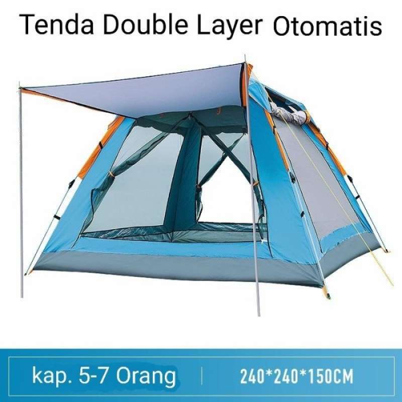 Jual Tenda Kemping Camping Outdoor Gunung Hiking Pantai Double Layer ...