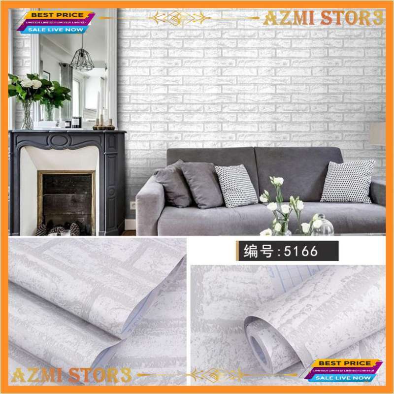 Jual Wallpaper Dinding Wallsticker Stiker Dinding Ukuran 45 Cm X 10 M - di Seller AZMI_STOR3 ...