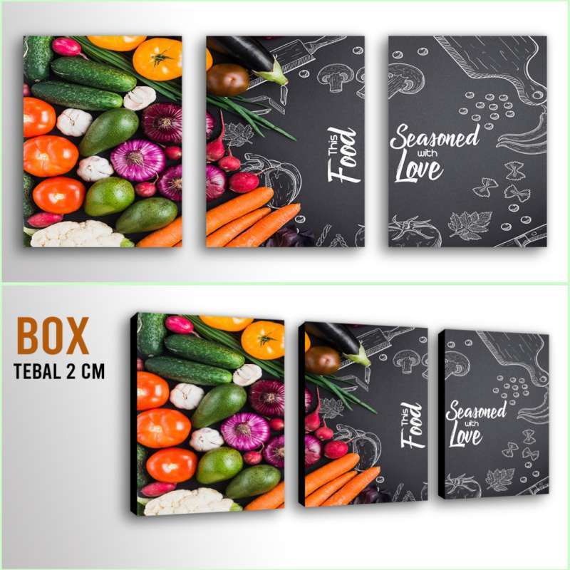 Jual Paket Hiasan Dinding Tema Sayur Dan Buah No.3 - Box Di Seller ...