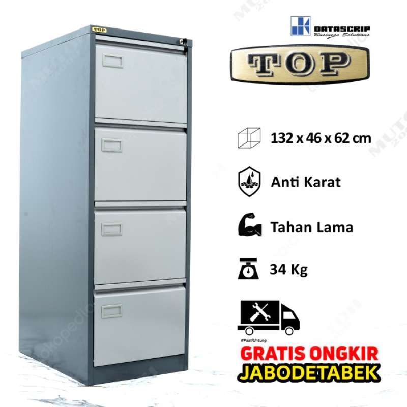 Jual Filing Cabinet Filling Kabinet Dataskrip Top Fctn 4 Laci Di Seller Kerrin Store 