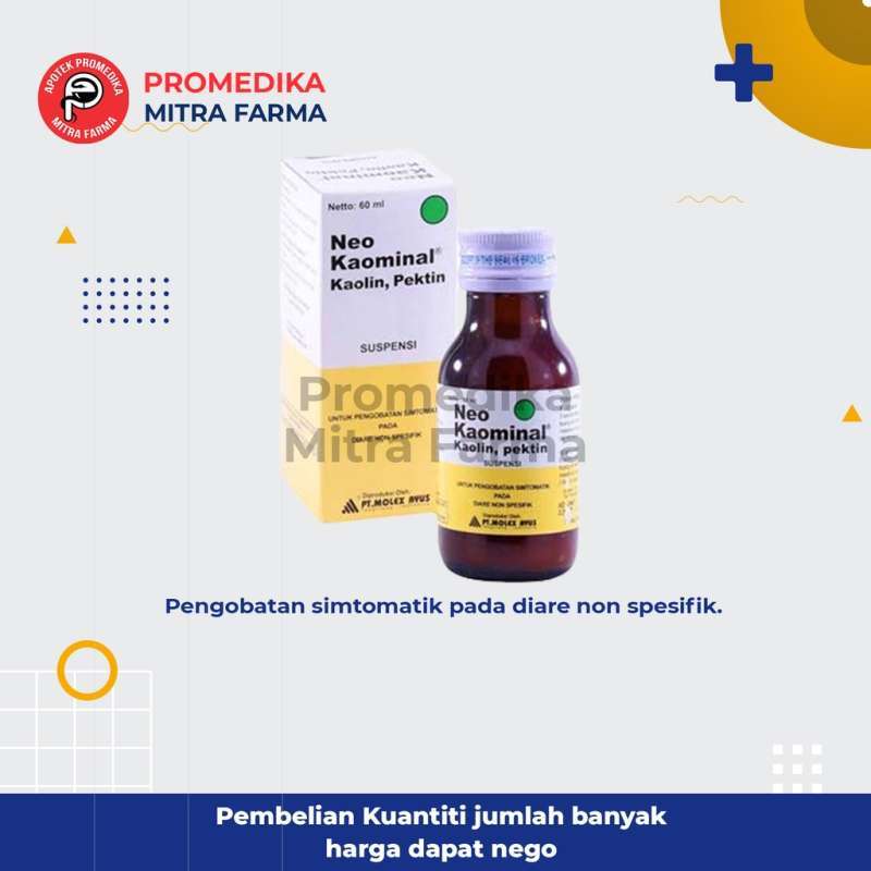 Jual Neo Kaominal Syrup 60 ml/Botol / Obat Diare Non Spesifik di Seller ...