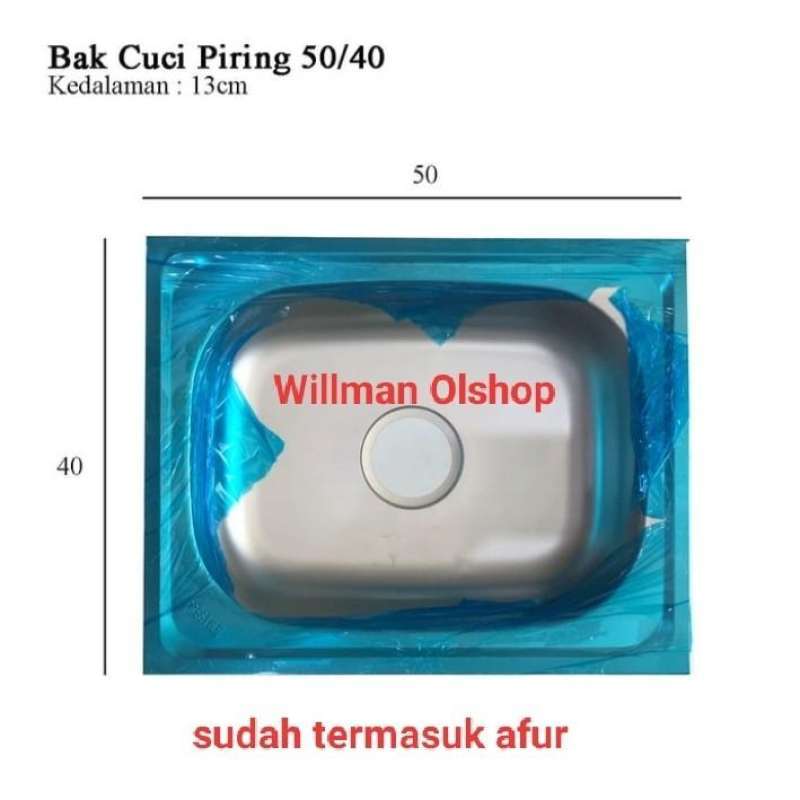 Jual BAK CUCI PIRING KOTAK / TEMPAT CUCI PIRING / KITCHEN SINK di ...