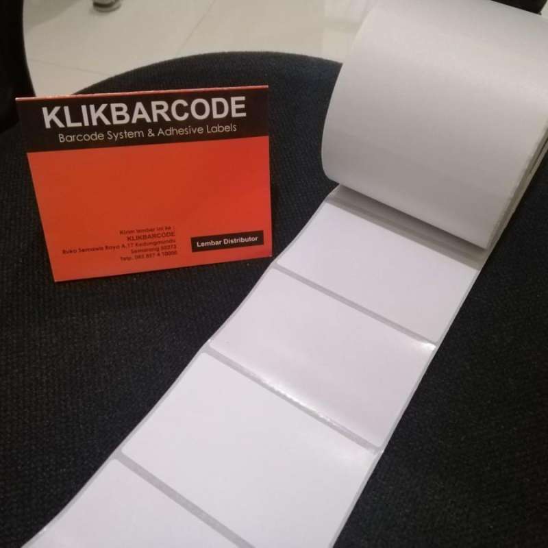 Jual Stiker Obat Farmasi 8x5cm Label Barcode 80x50mm Isi 1.000 Pcs ...