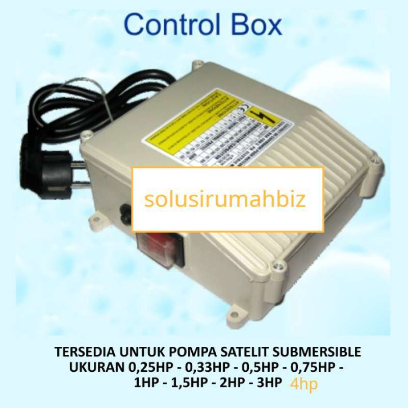 Jual Panel Control Kontrol Box Pompa Air Satelit Submersible Pump Water ...