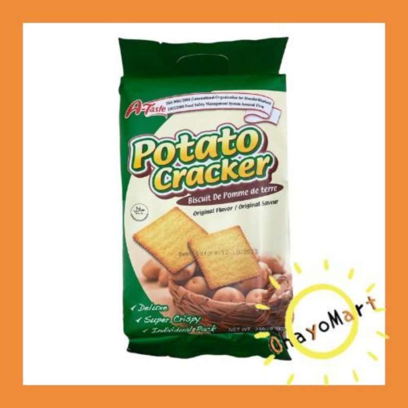 Jual A-Taste Potato Cracker Original / Biskuit kentang Original 238grm ...