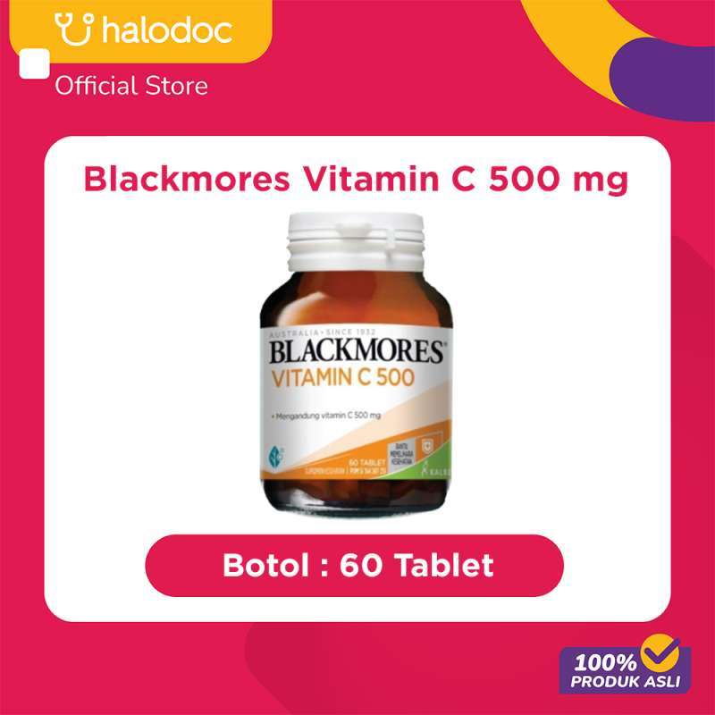 Jual Blackmores Vitamin C 500 mg 60 Tablet di Seller Halodoc Official ...
