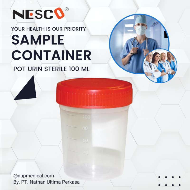 Jual Nesco Pot Urine Sterile Container Sampel Urin 100 Ml Di Seller Pt ...