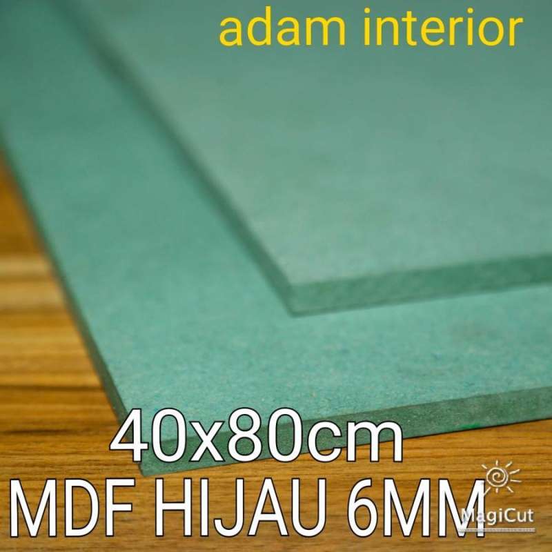Jual Papan Mdf Hijau 6mm Ukuran 40x80 cm Harga Per Cm.. di Seller Adam ...