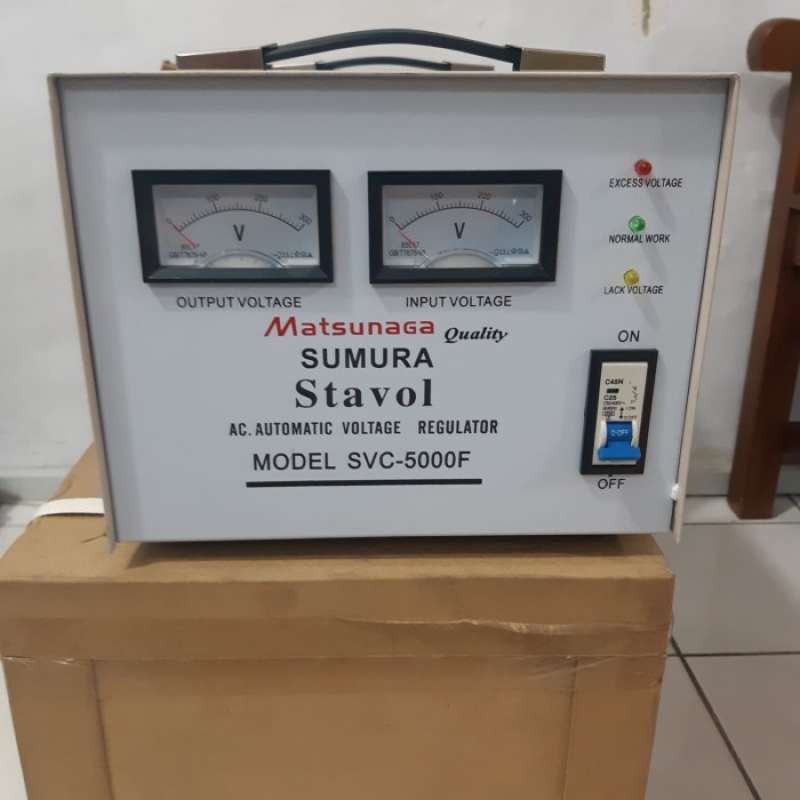 Promo Stabilizer Listrik 5000 W Stavol 5000 W Matsunaga Stavol Diskon ...