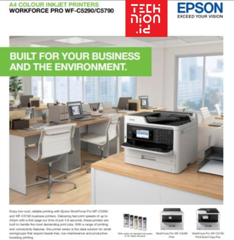 Jual Printer Workforce Epson Wf C5290 Duplex Inkjet Di Seller Technion ...