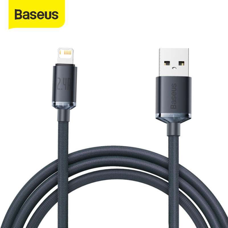 Jual Baseus Crystal Shine Kabel iPhone Cable Usb To Lightning Fast ...