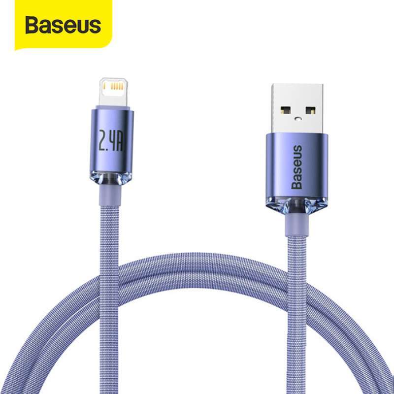 Promo Baseus Crystal Shine Kabel iPhone Cable USB to Lightning Fast ...