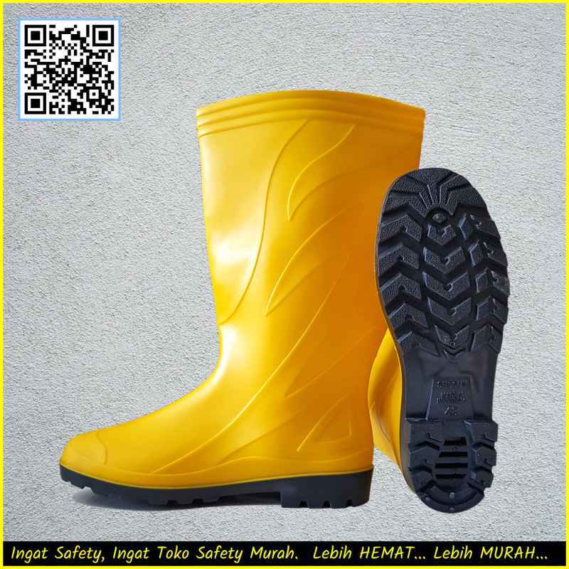 Jual Sepatu Boot Tinggi / Kerja APD Proyek Perkebunan /bahan Karet PVC ...
