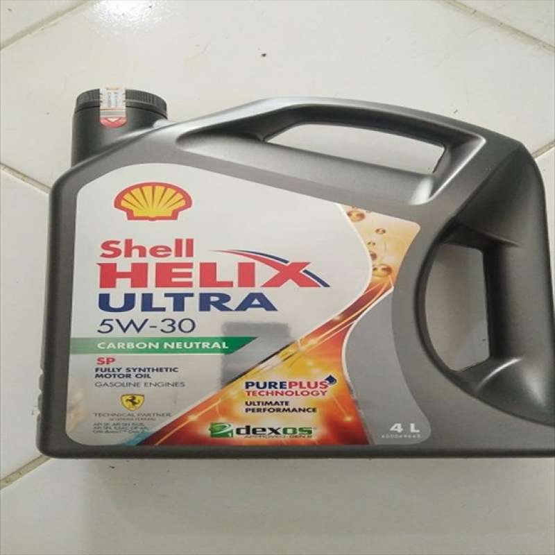 Jual Oli Mesin Mobil Shell Helix Ultra 5w-30 Sp Carbon Neutral 4 Liter ...