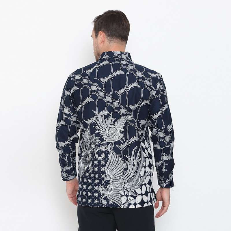 Jual Adinata Batik Pria Kemeja Lengan Panjang Rama Shinta - Xl Di ...