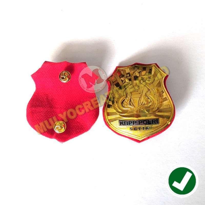 Jual Pin Bros Logo Polri Pin KBPP Polri Setia Mulyocreative di Seller ...