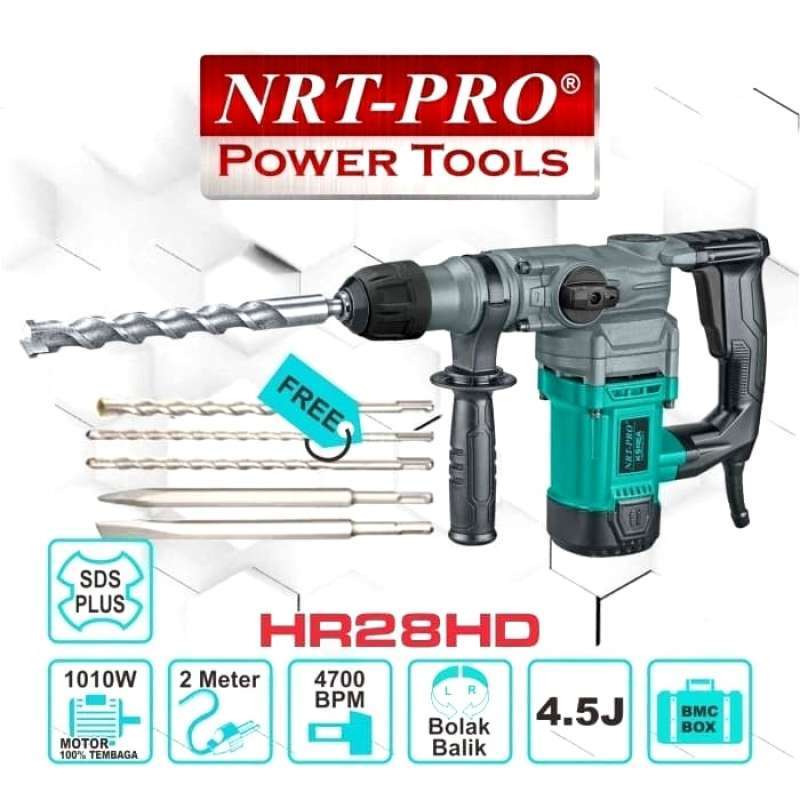 Promo Mesin Bor Bobok Beton / Rotari Hammer Demolition Jack Nrt Pro Hr ...