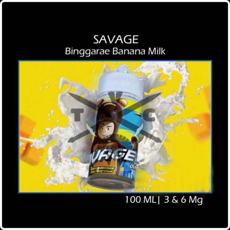 Jual Liquid Savage Banana Inferno Binggrae Milk 100Ml 3Mg 6Mg By Oura ...