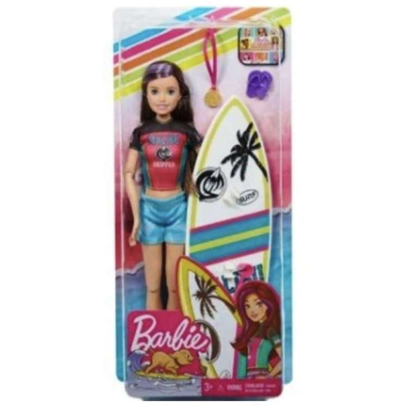 Promo Barbie Dreamhouse Adventures Skipper Surfer Doll with Accessories ...