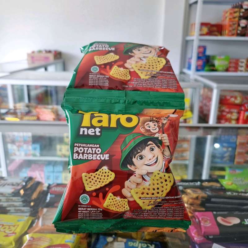 Jual Taro Net (renceng) isi 10 pcs berat @10 gr rasa : potato barbeque ... Jual Taro Net (renceng) isi 10 pcs berat @10 gr rasa : potato barbeque ...