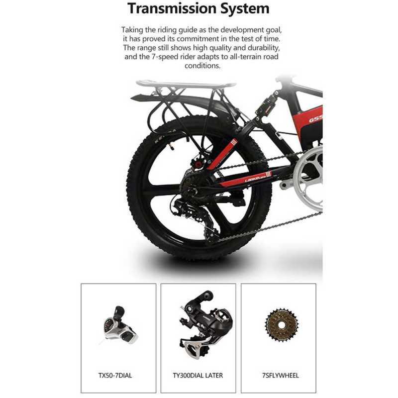 Jual Lankeleisi Sepeda Elektrik Lipat Elite Version 48v 10.4ah - G550 ...