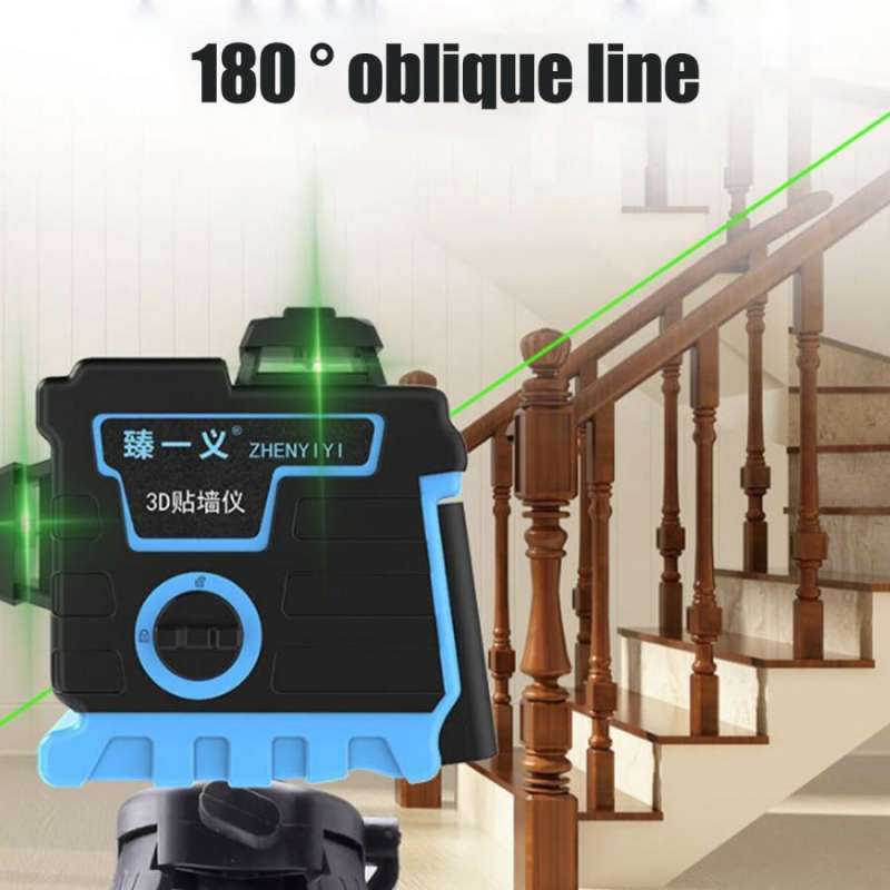 Jual Alat Ukur Level Laser 12 Garis 3D. Alat Pengukur Rata Silang 12 ...