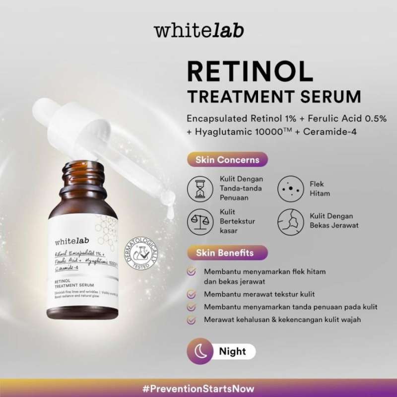 Promo Whitelab Retinol Treatment Serum - Anti Aging Serum Diskon 5% Di ...