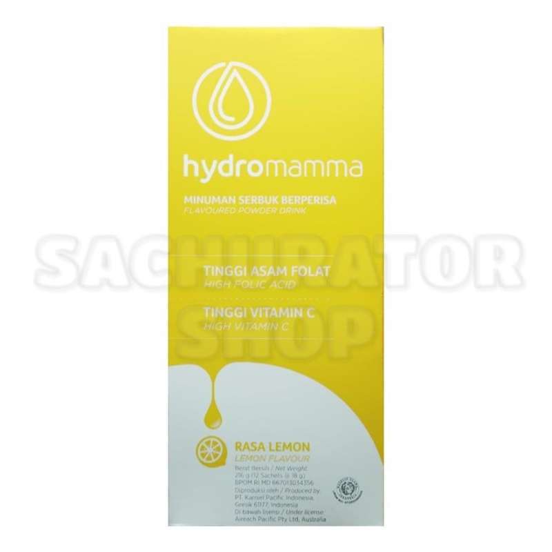 Jual Minuman Tinggi Folat Rasa Lemon Hydromama Hydromamma Lemon Flavour ...