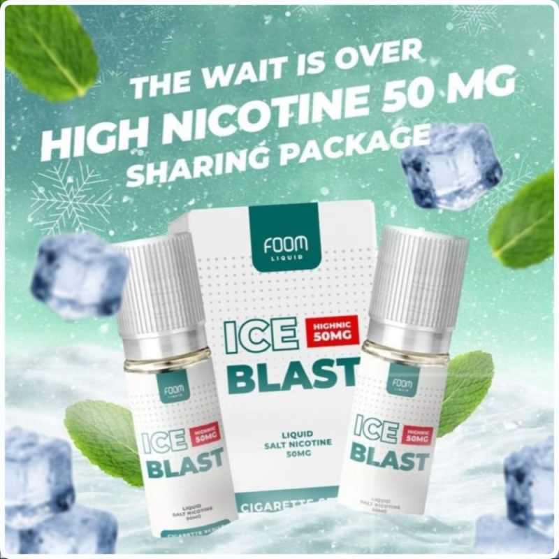 Jual Vape Liquid Foom Ice Blast Salt Nic 50Mg 30Ml By Foom Kode 148 di ...