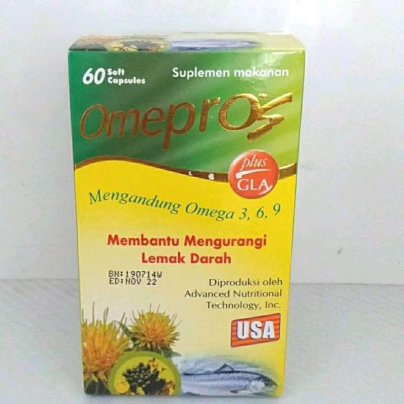 Jual Omepros 60 Kapsul Minyak Ikan Omega3,6,9 Di Seller Untungadaobat ...