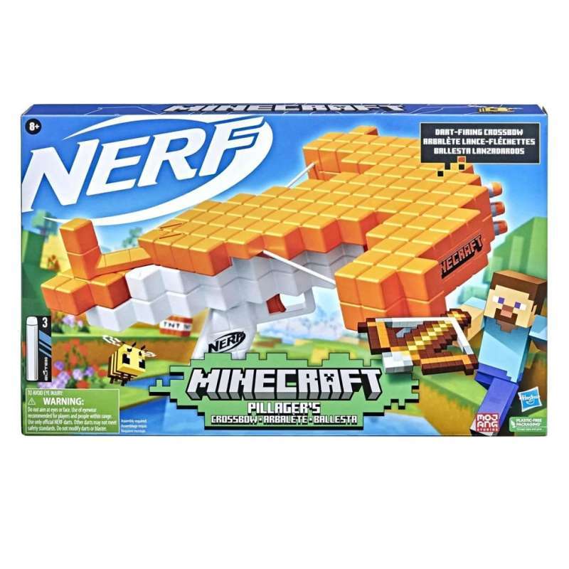 Promo NERF Minecraft Pillagers Crossbow Pillager's Bow Strike Diskon 57 ...