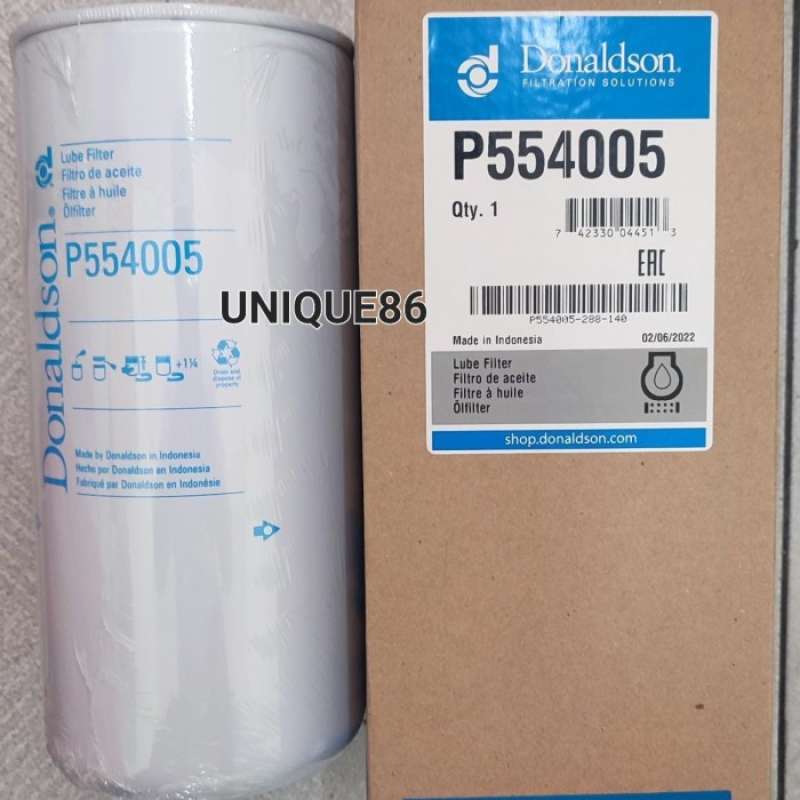 Promo RECOMMENDED Filter Donaldson P554005 Oil Filter Diskon 6% di ...