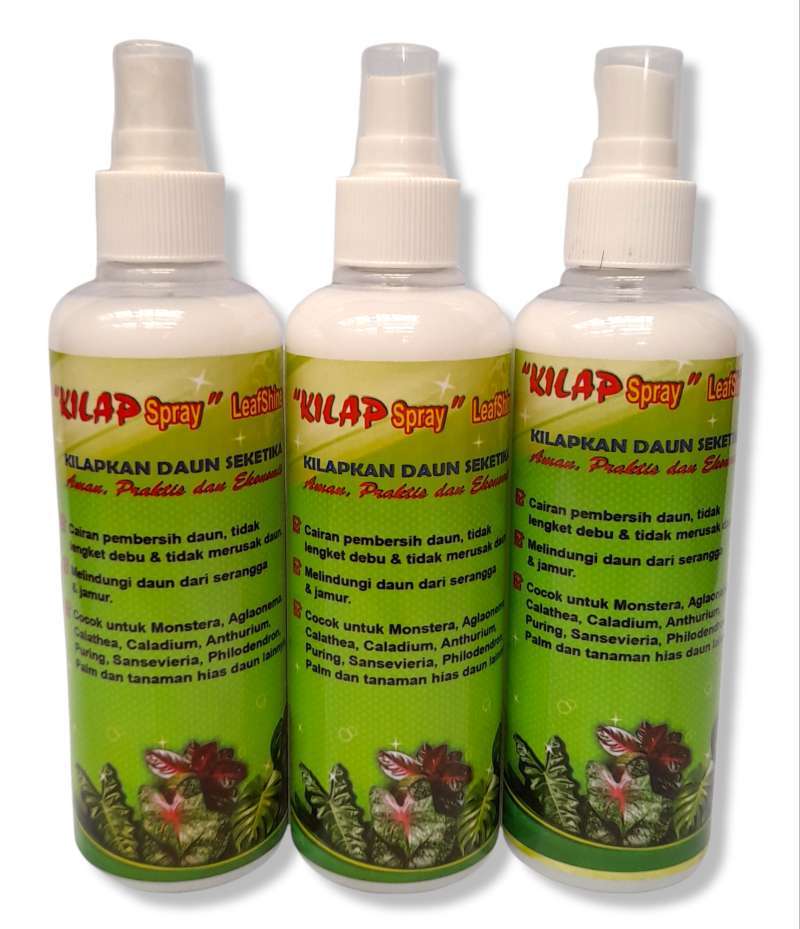 Jual Kilap Daun Spray 250 Ml Pengkilap Daun Seketika Lebih Efisien Di ...