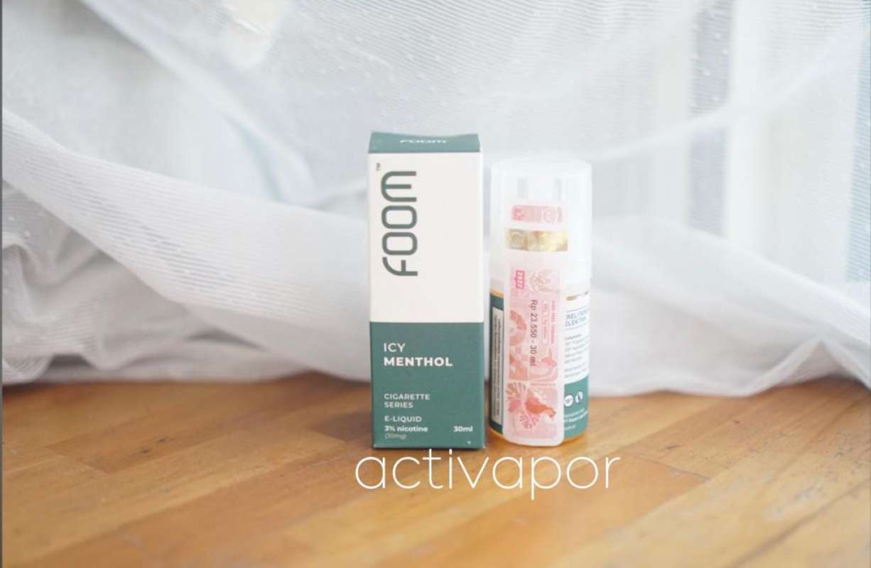 Jual Foom Icy Menthol 30mg 30ml Saltnic Salt Nic Liquid Vape Pod Di ...
