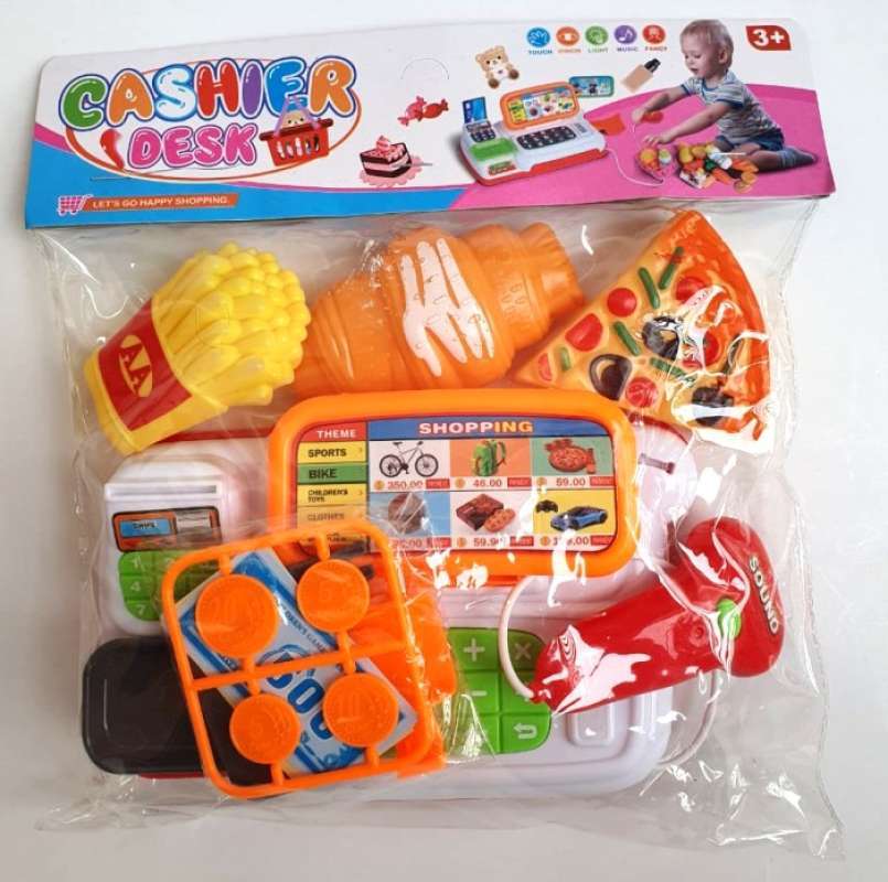Promo Mainan Cashier Desk Supermarket Mainan Mesin Kasir Diskon 5% Di ...