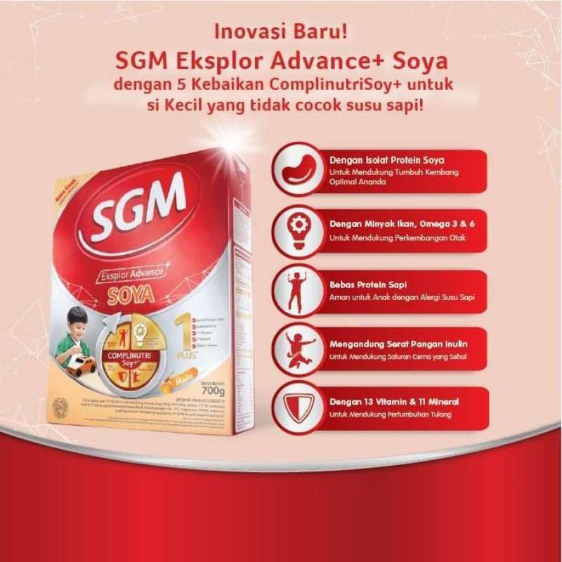 Jual Sgm Eksplor Soya 1-5 Tahun Van 400 Gr Ga_susu Sgm Bayi / Balita ...