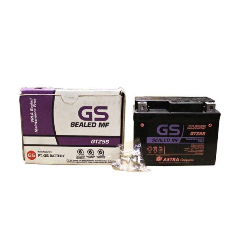 Jual Accu/aki Motor Kering Gs Astra Original Gtz5s Untuk Motor Beat ...