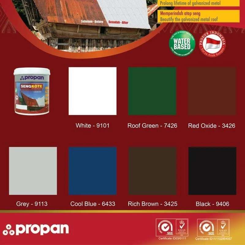 Jual Cat Khusus Seng/metal/besi Galvanis Propan Sengkote Direct To ...