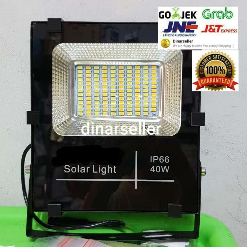 Jual SOLAR LIGHT 40W LAMPU LED TENAGA SURYA 40 WATT + SOLAR PANEL di ...