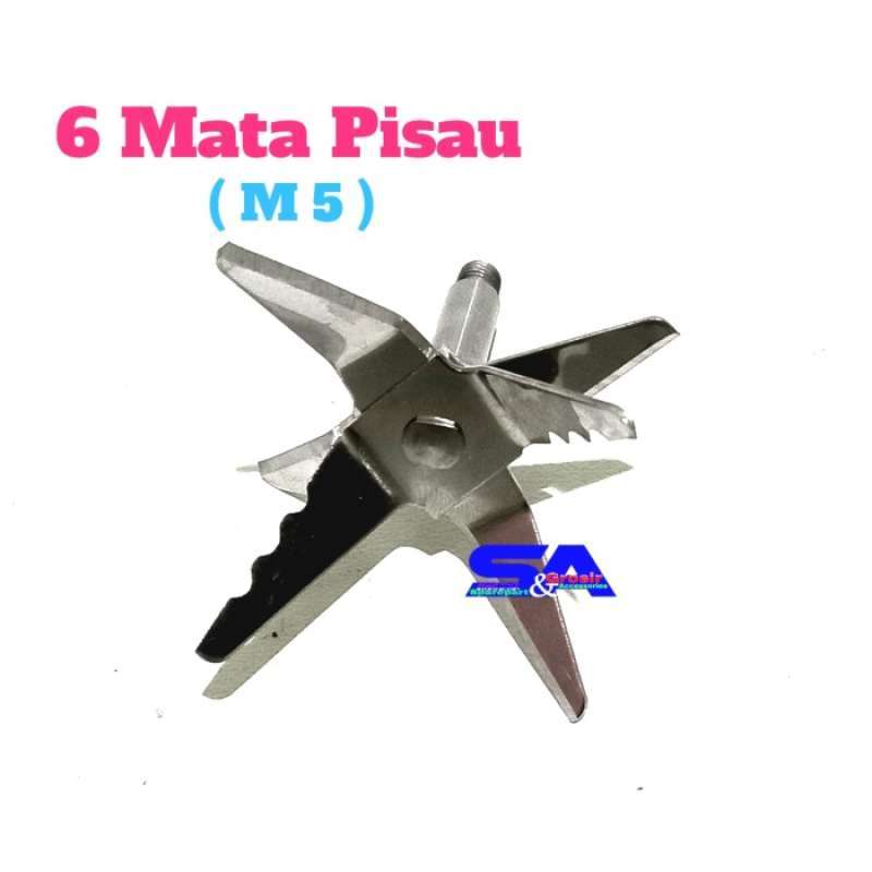 Jual PISAU 6 MATA PISAU AS KECIL MOUNTING BLENDER MIYAKO BARU/NATIONAL ...