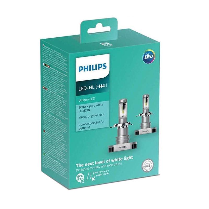 Jual PHILIPS Ultinon LED H4 Bohlam Lampu Mobil [6000K] di Seller Mega ...