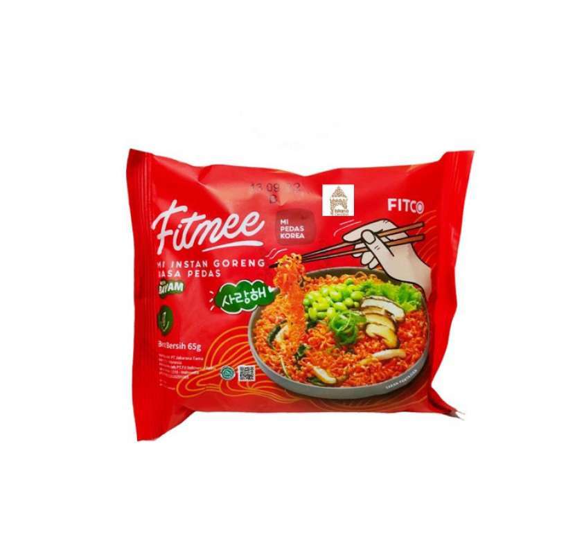 Jual Fitmee Mie Goreng Bayam Pedas Korea 65gr - Mie Sehat Rendah Kalori ...