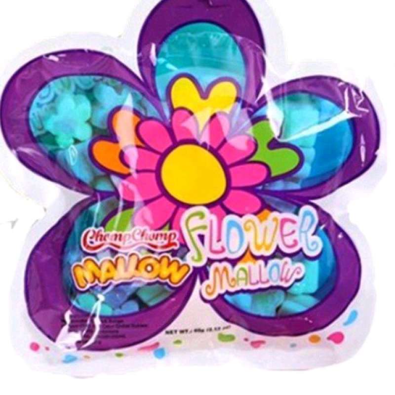 Jual Chompchomp Flower Plain 200gr Chomp MarshMallow Bunga di Seller ...