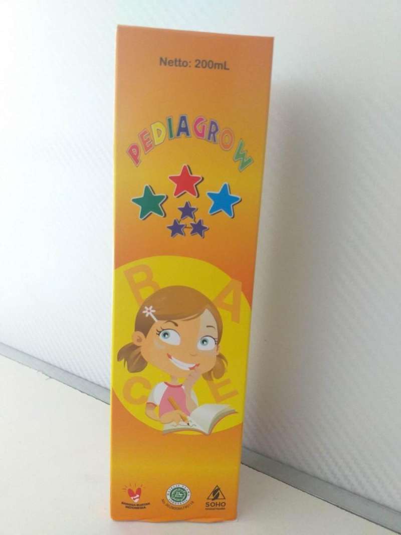 Jual Pediagrow Pedia Grow Sirup Syrup 200 Ml Multivitamin Untuk Bayi ...